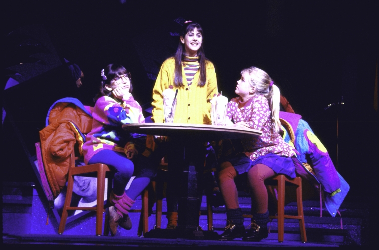 Actresses (L-R) Lisa Molina, Tammy Minoff & Erin Torpey in a musical ...