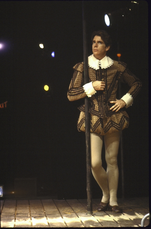 Actor Peter Evans in a scene fr. the Off-Broadway play "A Life in the ...