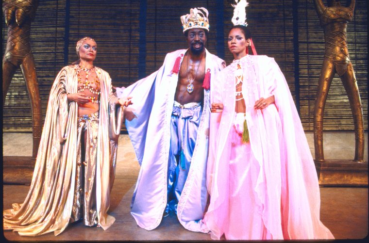 Actors (L-R) Eartha Kitt, Ira Hawkins & Melba Moore in a scene fr. the ...
