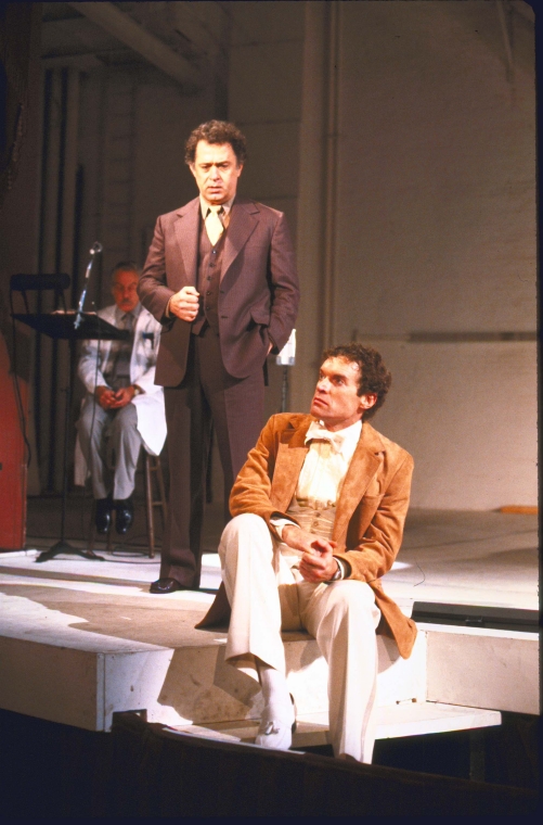 Actors (L-R) Brandon Maggart and Charles Kimbrough in a scene from the ...