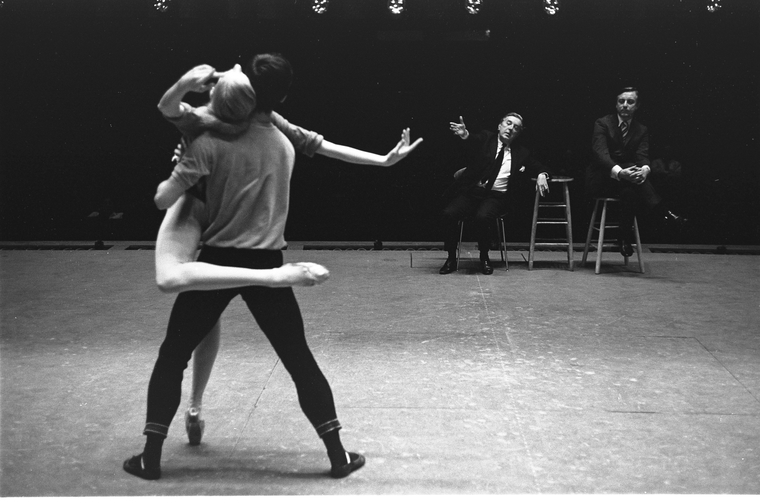 New York City Ballet rehearsal of "Illuminations" with Frederick Ashton ...