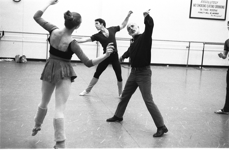 New York City Ballet rehearsal for "Goldberg Variations" with Jerome ...