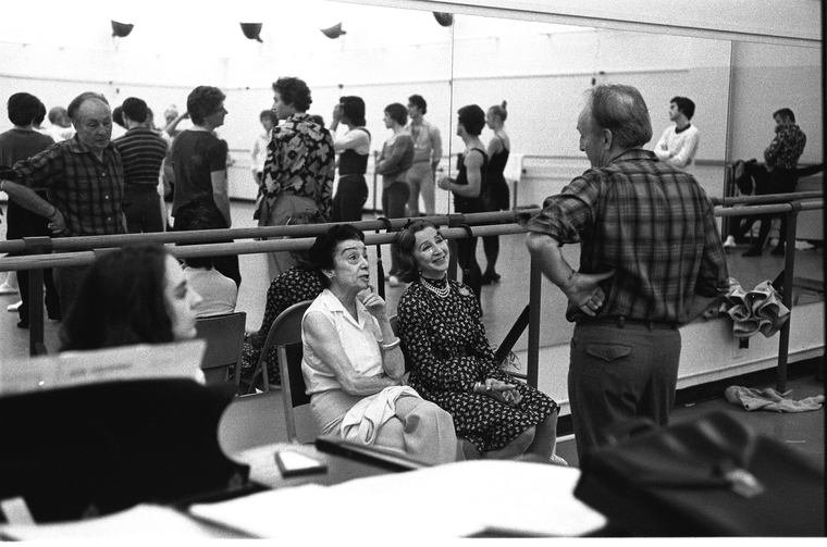 New York City Ballet rehearsal for "Pulcinella" George Balanchine talks ...