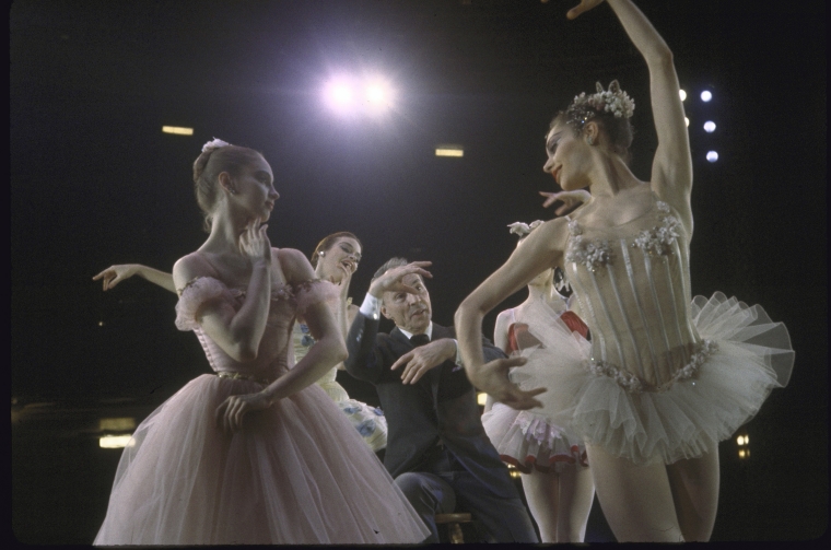 New York City Ballet photograph of George Balanchine and dancers ...
