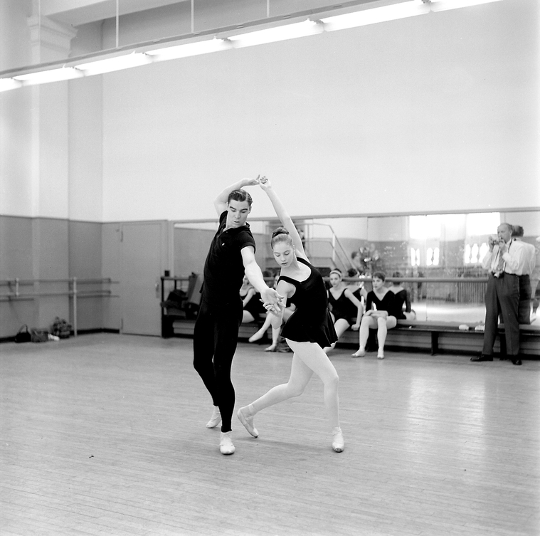 New York City Ballet rehearsal of "Movements for Piano and Orchestra ...
