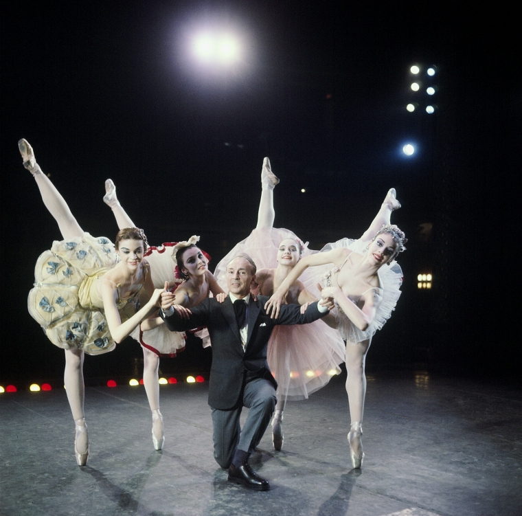 New York City Ballet - Newsweek cover shot of George Balanchine with ...