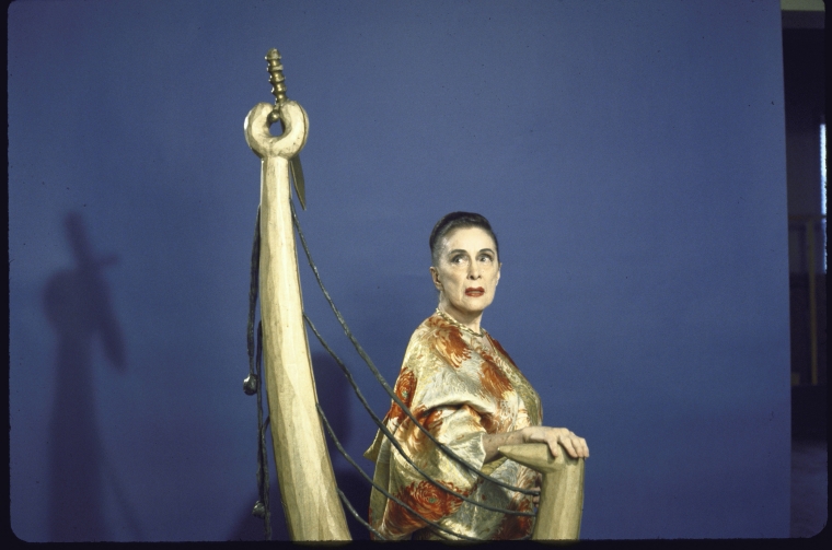 Martha Graham poses with set piece by Isamu Noguchi - NYPL Digital ...