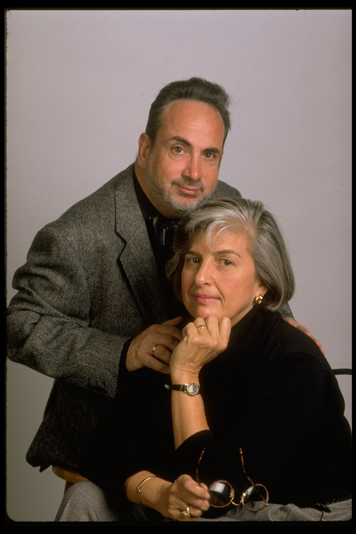 Publicity photo of husband and wife lighting designers Neil Peter ...