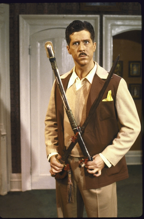 Actor Michael Ayr in a scene from the Broadway play "The Musical Comedy ...