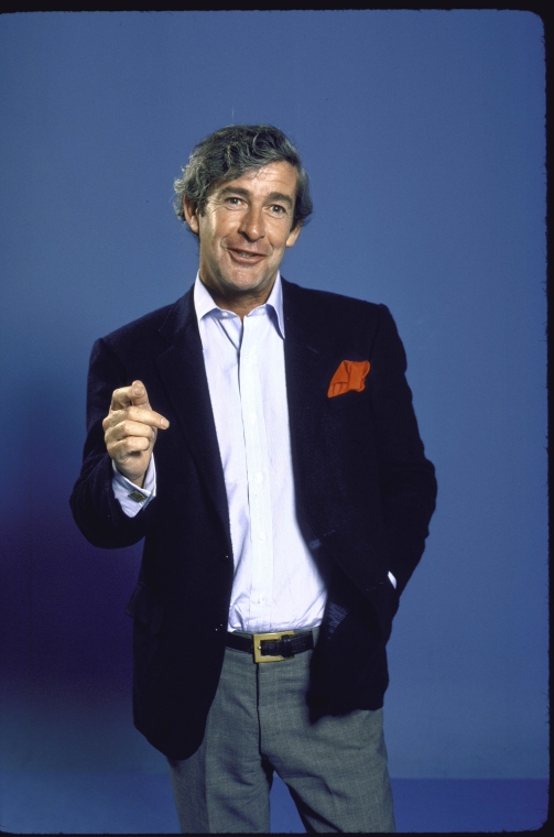 Irish comedian Dave Allen in a publicity shot fr. the Broadway ...