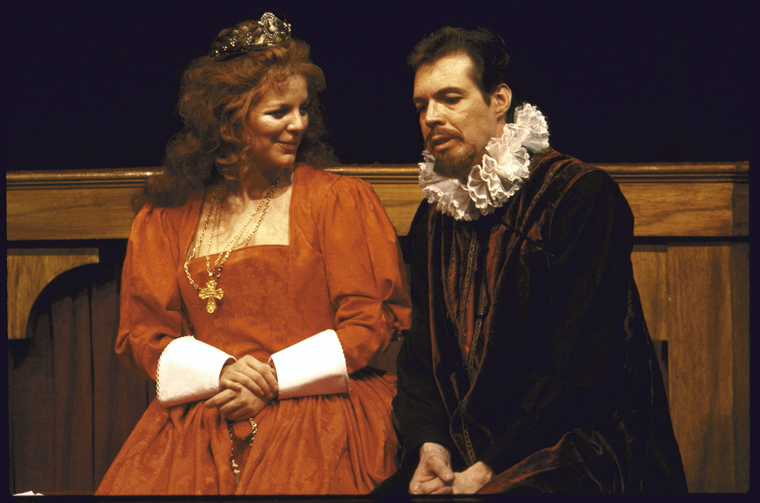 Actors Sabra Jones and Ivar Brogger in a scene from the Mirror ...