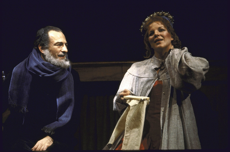 Digital Collections - Actors Clement Fowler and Sabra Jones in a scene ...