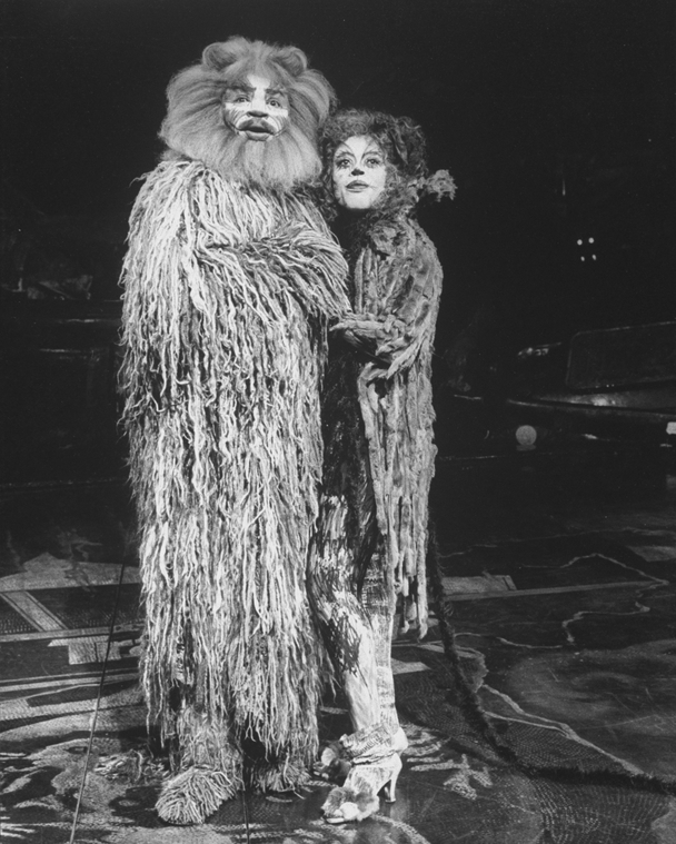 Performers in a scene from the Broadway production of the musical "Cats ...