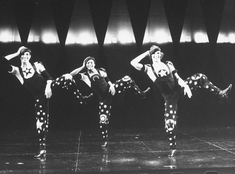 A musical number from the Broadway production of the musical "Dancin ...