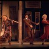 L-R) Actors Barbara Erwin, Robert Fitch and Dorothy Loudon in a scene ...