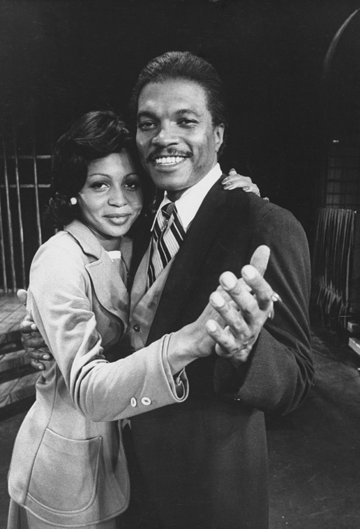 Billy Dee Williams as Dr. Martin Luther King, Jr. with Judyann Elder in ...