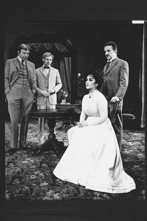 Joe Ponazecki, Dennis Christopher, Elizabeth Taylor, and Anthony Zerbe ...