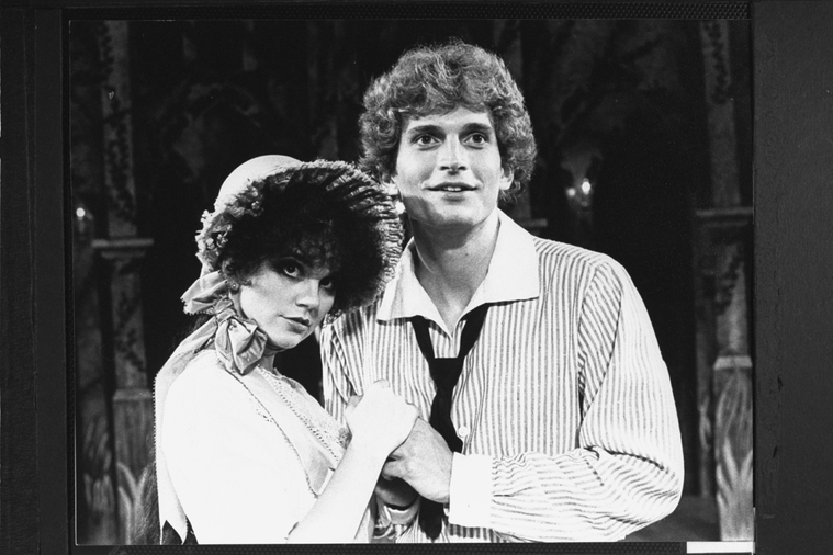 Rex Smith and Linda Ronstadt in a scene from the NY Shakespeare ...