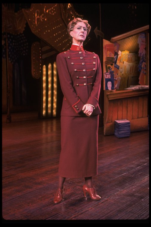 Ruth Williamson in a scene from the Broadway revival of the musical ...