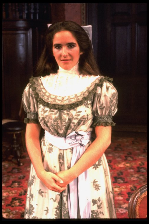 Ann Talman in a scene from the Broadway revival of the play "The Little ...