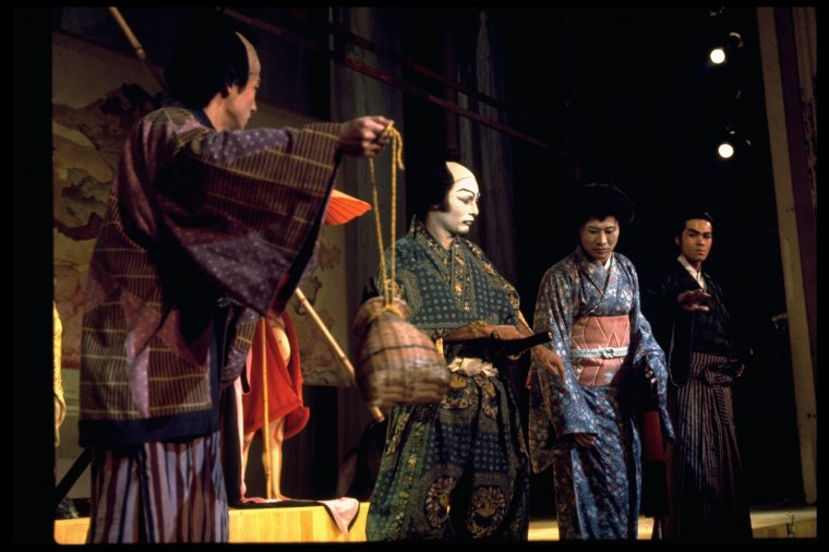 A scene from the Broadway production of the musical "Pacific Overtures ...