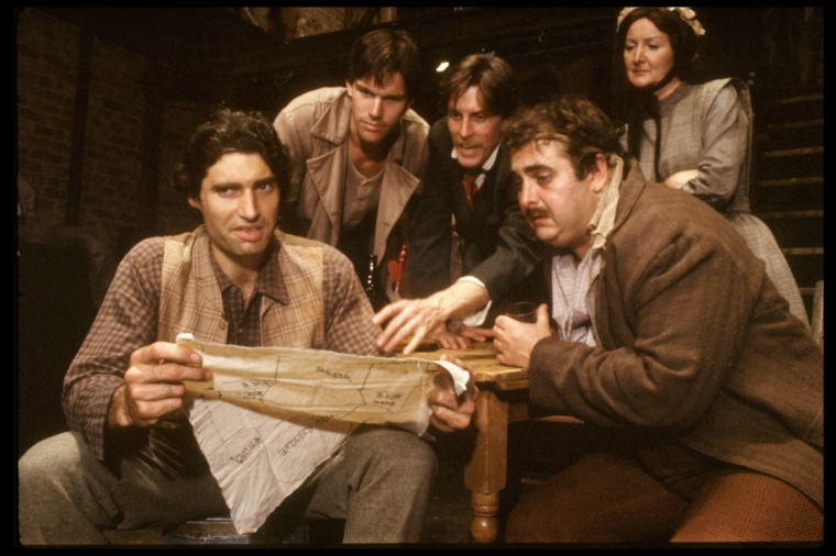 Actors (L-R) Michael Nouri, Steve Bassett, John Glover, Peter Boyden ...