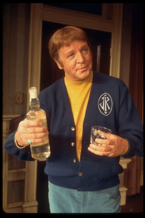 Actor Dan Dailey in a scene fr. the National tour of the Broadway play ...