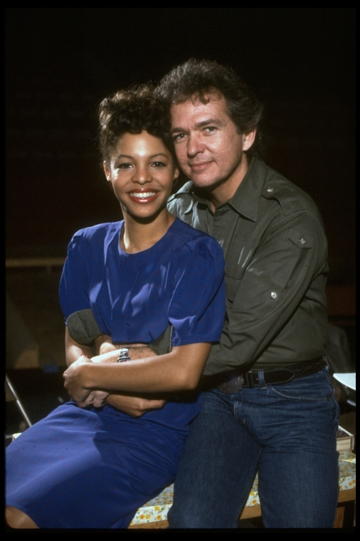 Actors Leilani Jones & Timothy Nolen in a rehearsal shot fr. the ...