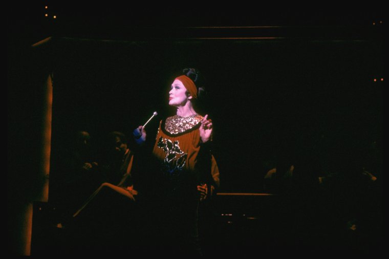Actress Julie Wilson in a scene fr. the Broadway musical "Legs Diamond ...