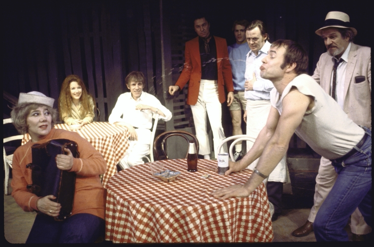 Actors ( L-R) Helena Carroll, Cherry Davis, William Hickey, Alan Mixon ...