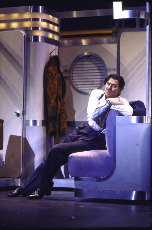 Actor John Cullum in a scene fr. the Broadway musical "On the Twentieth ...