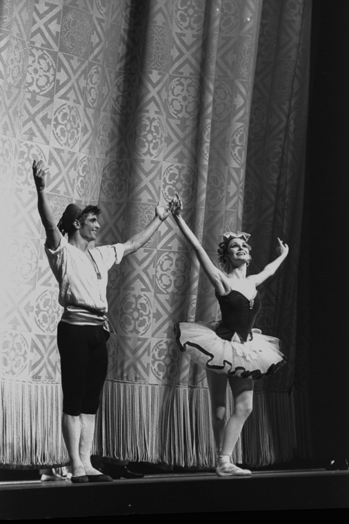 New York City Ballet production of "Tarantella", Patricia McBride and ...