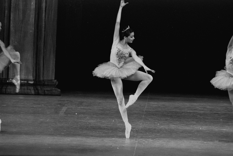 New York City Ballet production of "Suite No. 3" with Muriel Aasen ...
