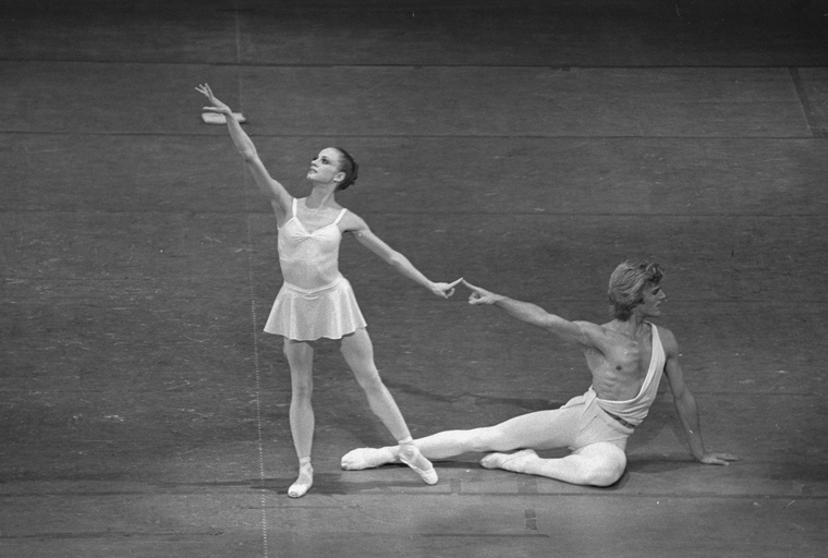 New York City Ballet production of "Apollo" with Heather Watts and ...