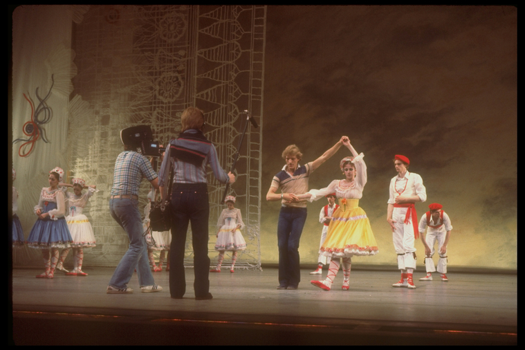 New York City Ballet production of "Tricolore", Peter Martins ...