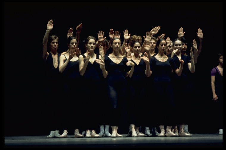 New York City Ballet production of "Requiem Canticles", choreography by ...