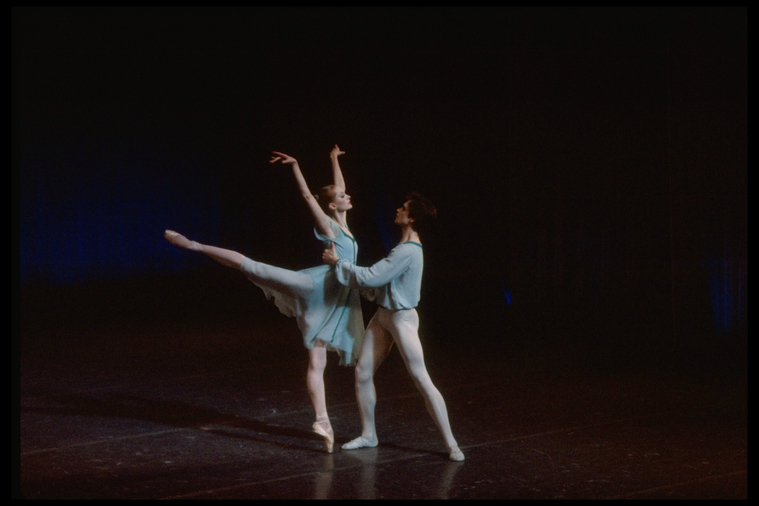 New York City Ballet production of "Piano Pieces" with Maria Calegari ...