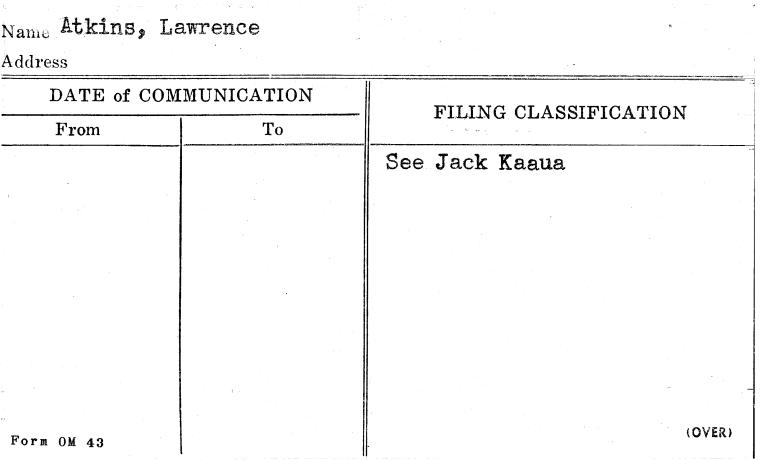 Atkins, Lawrence - NYPL Digital Collections