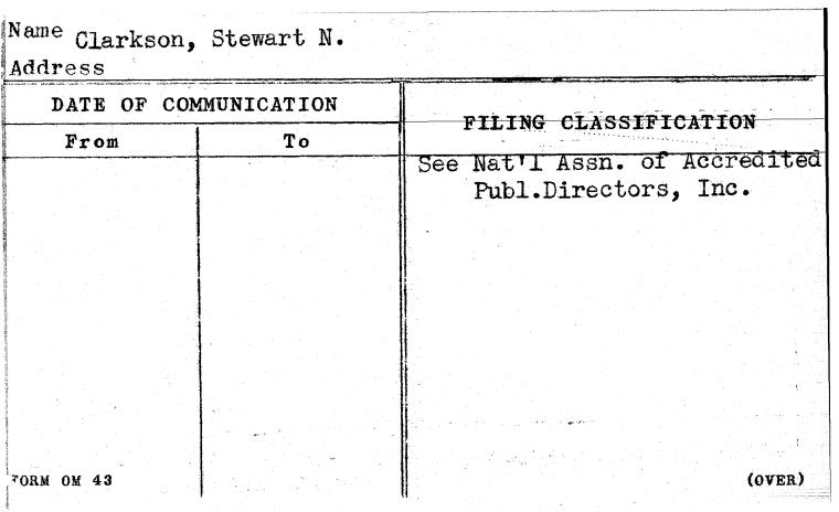 Clarkson, Stewart N. - NYPL Digital Collections