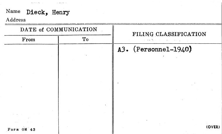 Dieck, Henry - NYPL Digital Collections