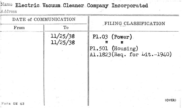 Electric Vacuum Cleaner Company Incorporated - NYPL Digital Collections