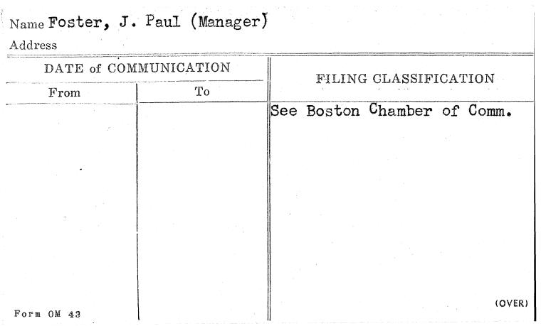 Foster, J. Paul (Manager) - NYPL Digital Collections