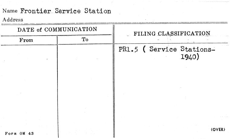 Frontier Service Station - NYPL Digital Collections