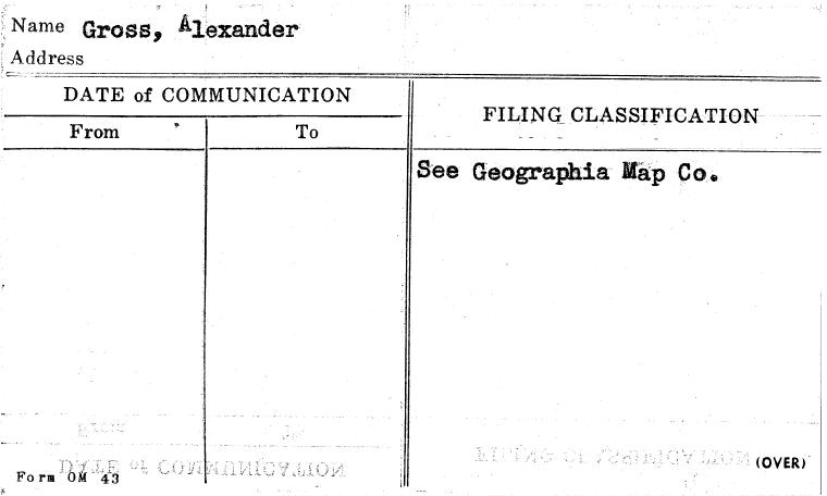 Gross, Alexander - NYPL Digital Collections