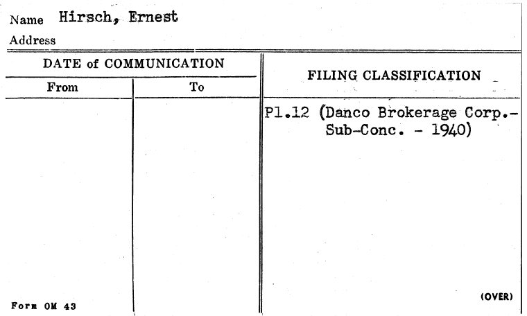 Hirsch, Ernest - NYPL Digital Collections