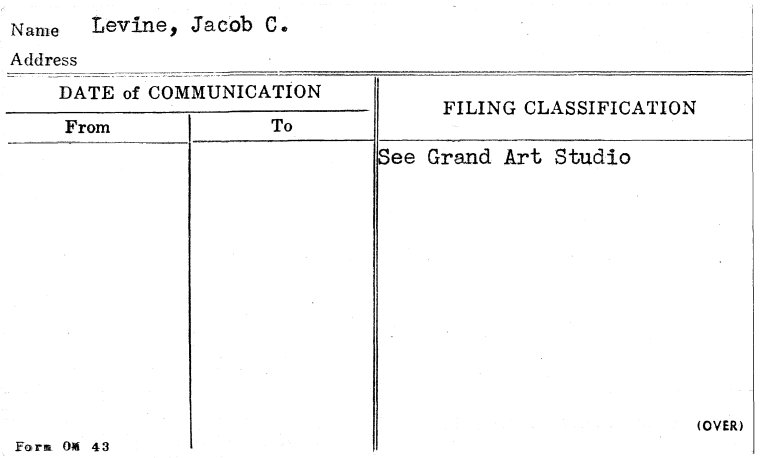 Levine, Jacob C. - NYPL Digital Collections