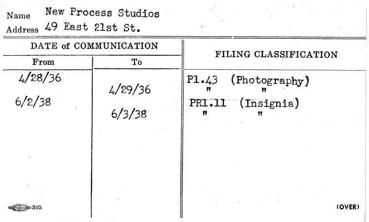 New Process Studios - NYPL Digital Collections