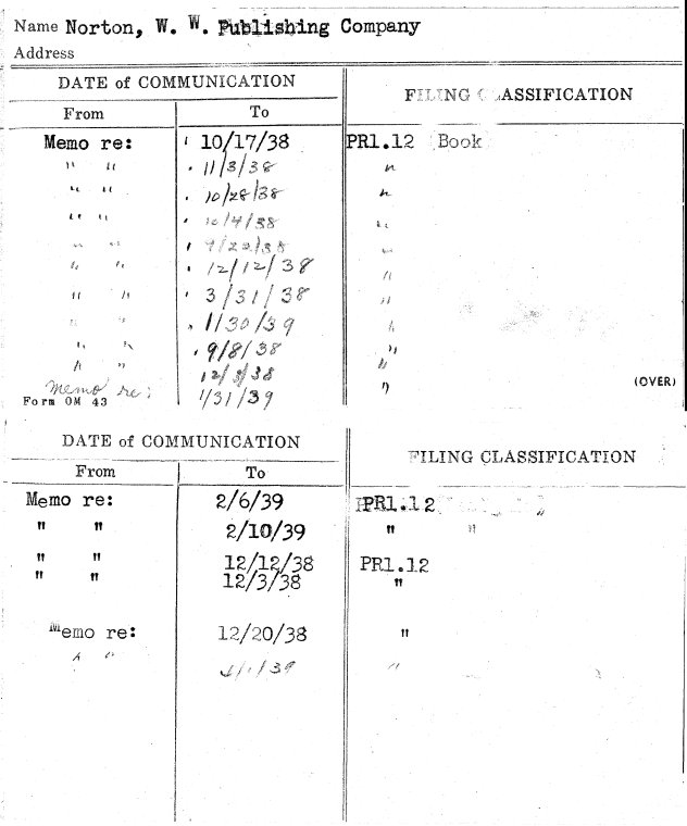 Norton, W.W. Publishing Company - NYPL Digital Collections