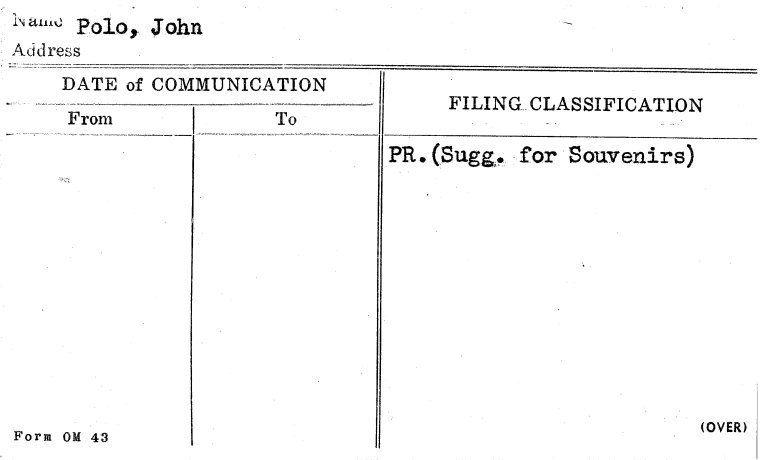 Polo, John - NYPL Digital Collections
