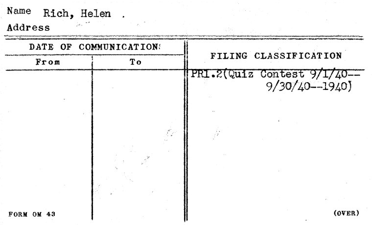 Rich, Helen - NYPL Digital Collections